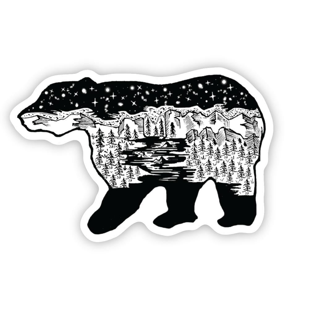 Stickers Northwest Bear Scene Sticker — Kenco Outfitters