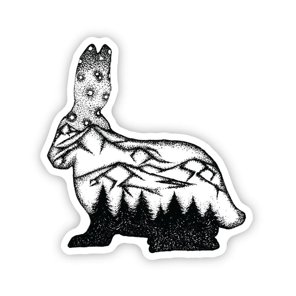 Stickers Northwest Rabbit Scene Sticker — Kenco Outfitters