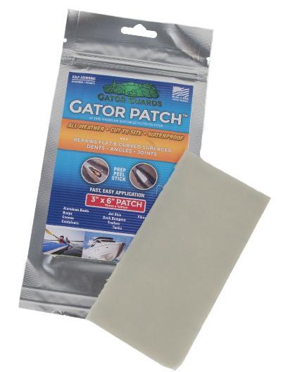 Gator Patch Marine Emergency Repair 3x6inch Fiberglass Polyester Patch ...