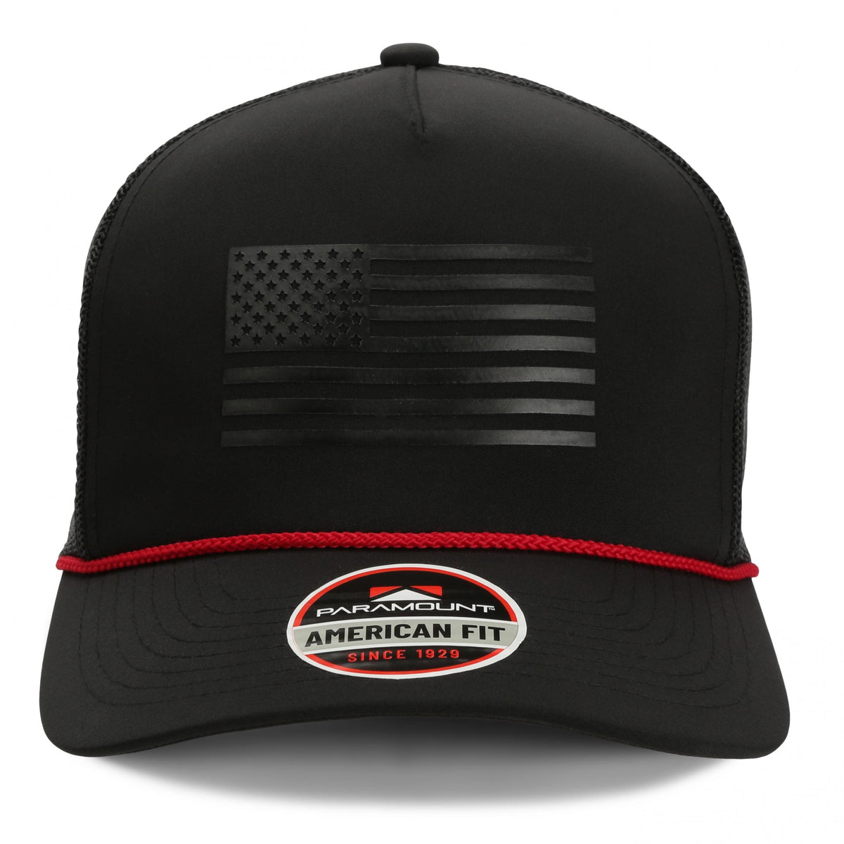 Ridgeline Thin Red Line-trucker Hat American Flag Rope Cap — Kenco ...