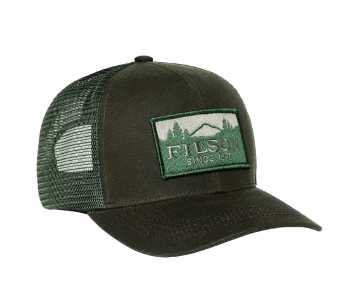 Logger Mesh Cap | Otter Green Fish — Kenco Outfitters