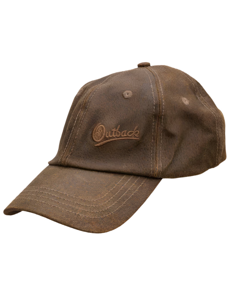 Leather Slugger Cap | Brown — Kenco Outfitters